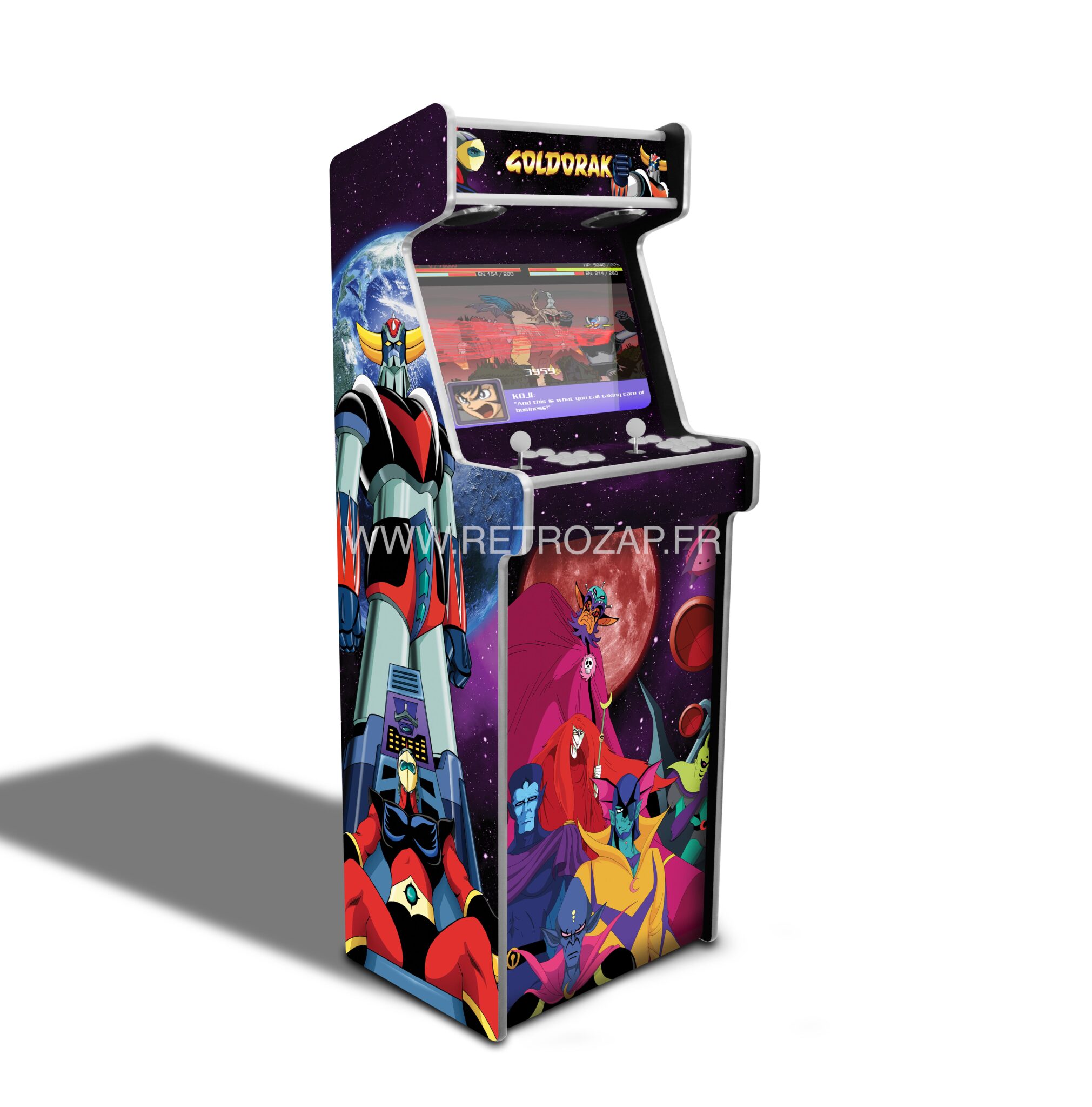 Borne d'arcade Goldorak - Retrozap - Jusqu'à 100 000 jeux